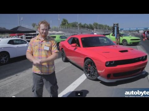 2015 Dodge Challenger SRT Hellcat Track Test Drive Modern Muscle Car ...