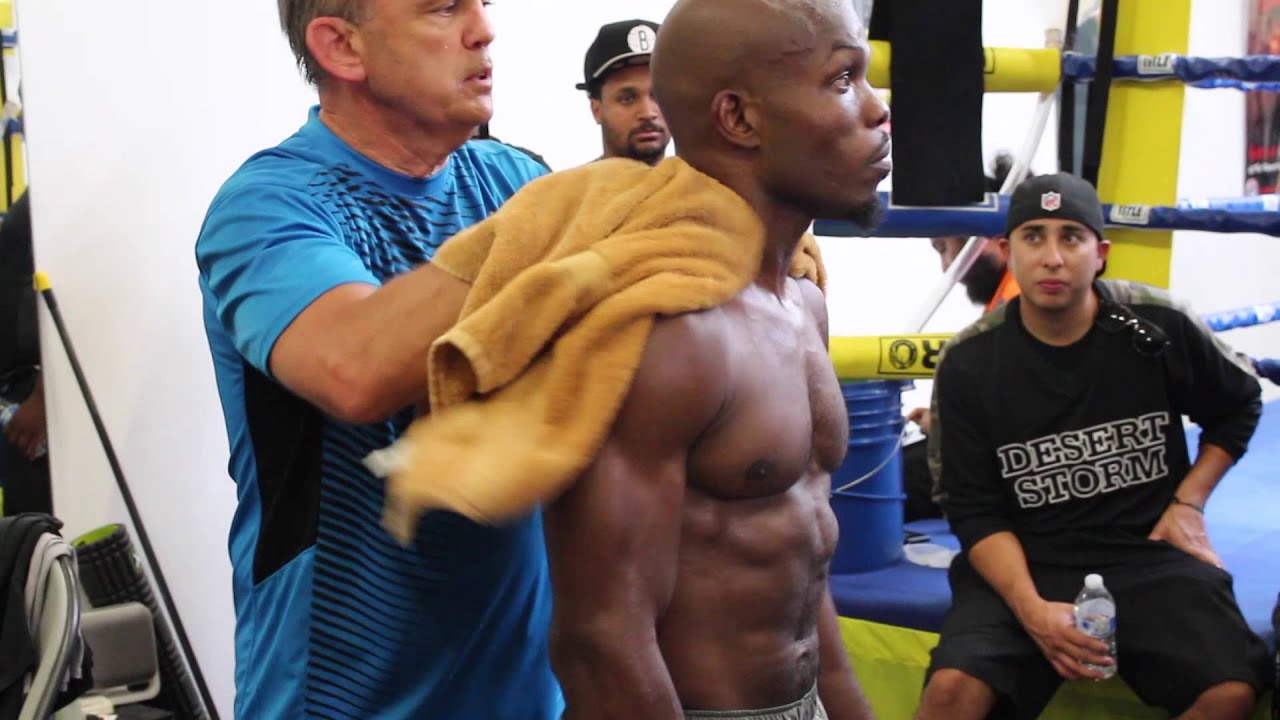 Timothy Bradley Flexing