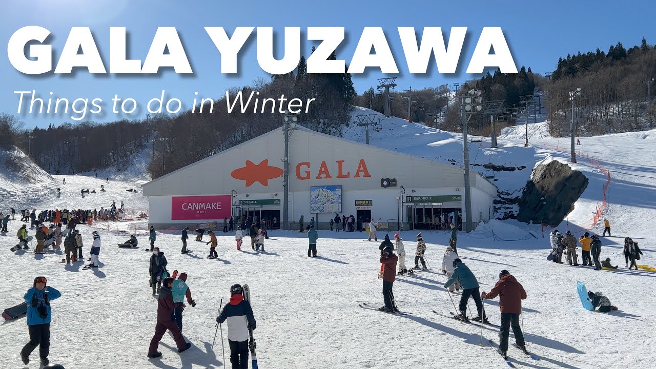 Things to do in Japan Winter - Gala Yuzawa - YouTube