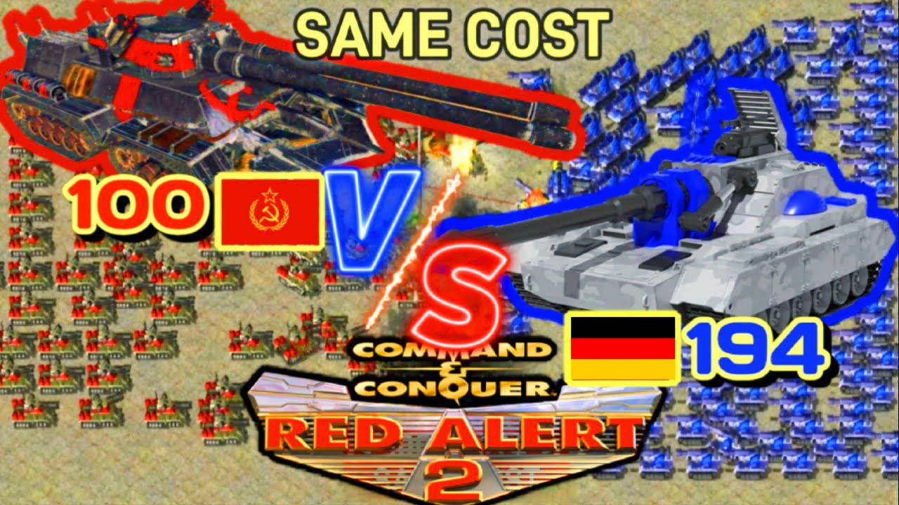 Apocalypse VS Tank Destroyer - Red Alert 2 - YouTube