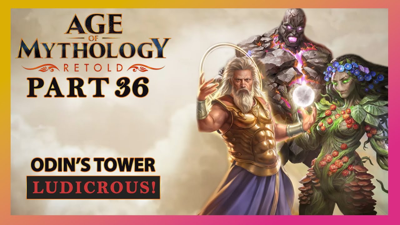 Age of Mythology Retold | LUDICROUS Campaign Gameplay Walkthrough Part 36 - Odin's Tower - YouTube