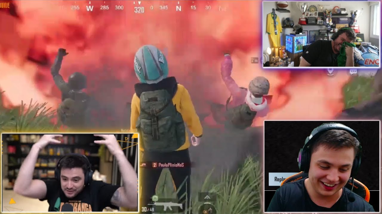 Gaules EXPLODE Moto do Felipe Neto e Paulinho o LOKO PUBG Mobile - YouTube