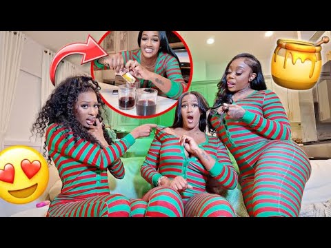 I PUT THE HONEY PACK IN KIANNAJAY & ABBY WINE | HILIARIOUS REACTION