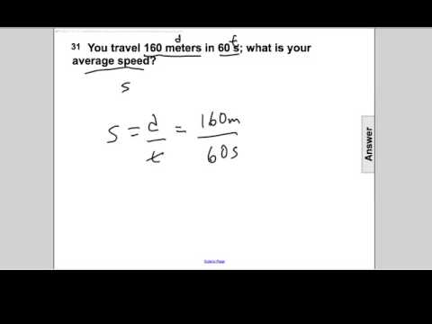 Kinematics - Average Velocity Q31 - YouTube