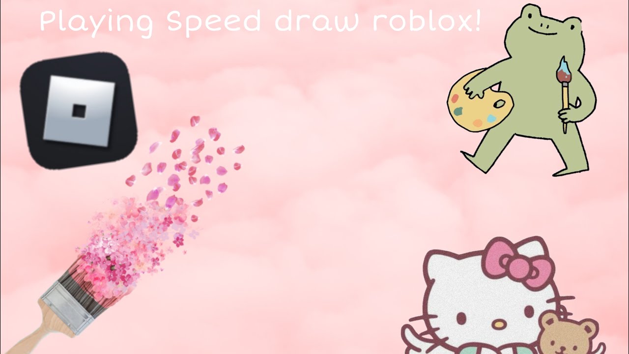 Playing speed draw (roblox) - YouTube