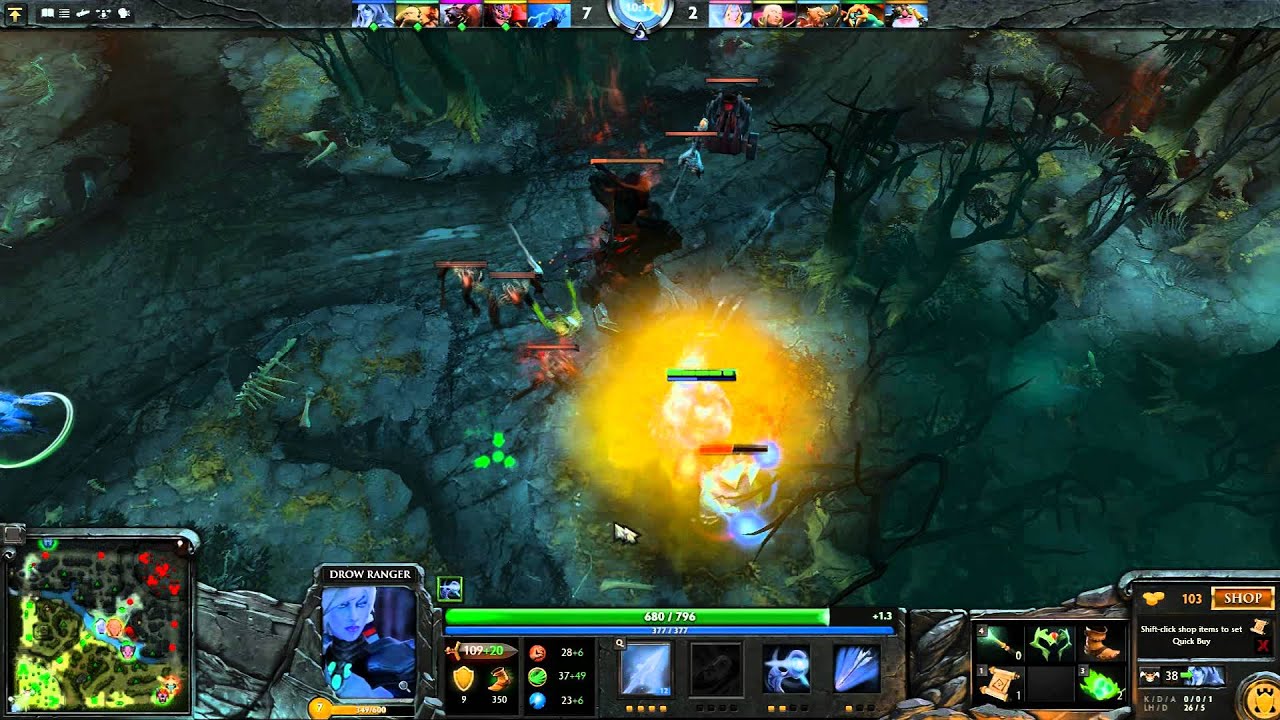 Tutorial de Dota 2: Drow Ranger - YouTube