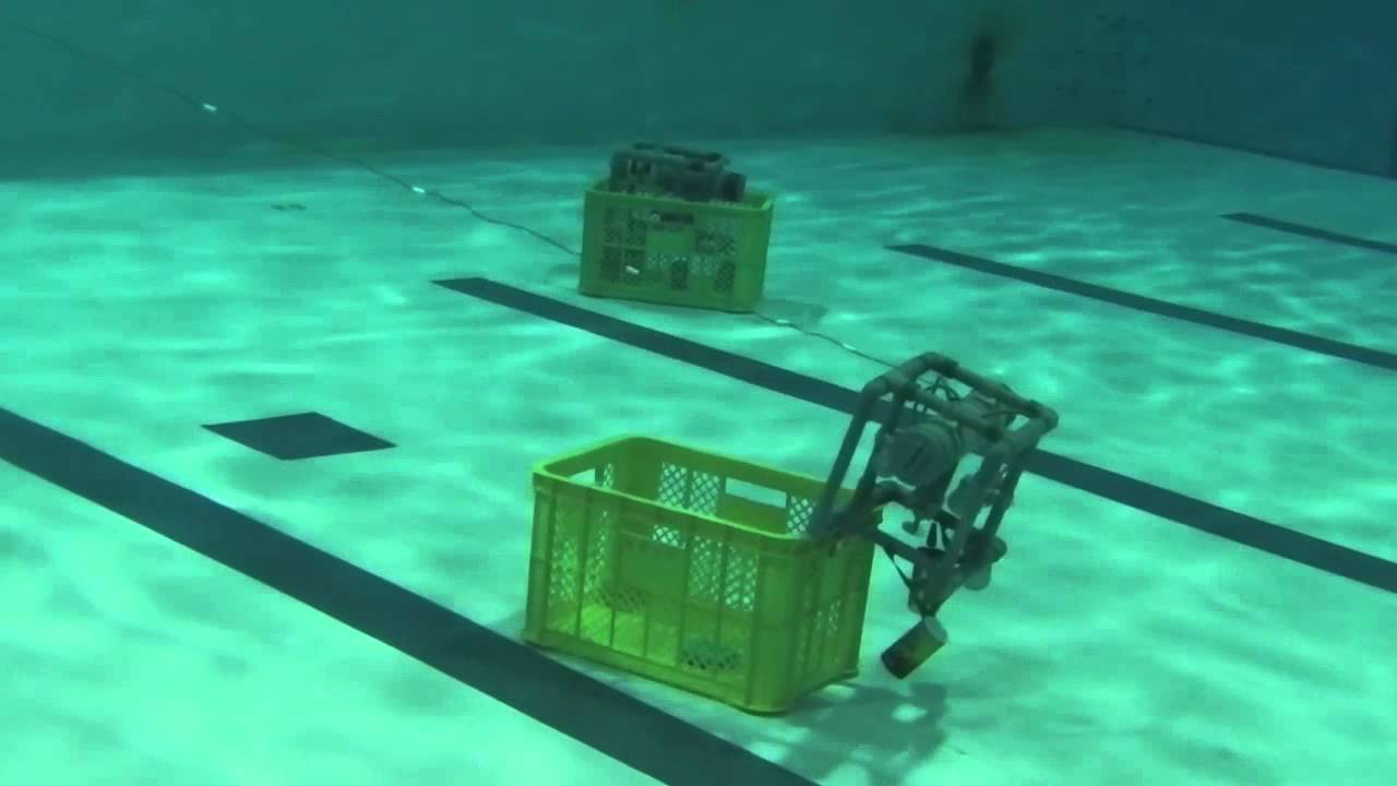 '14水中ロボットコンベンションin JAMSTEC ROV競技 - YouTube