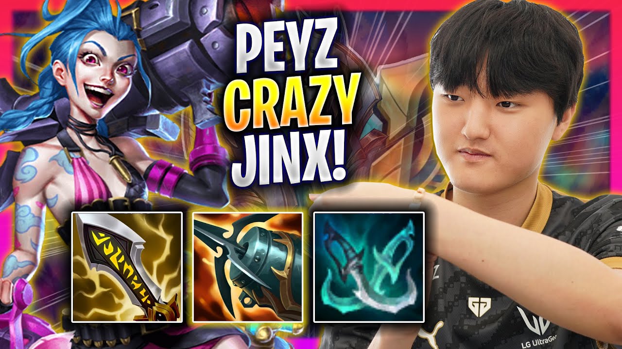 PEYZ IS SO CRAZY WITH JINX! - GEN Peyz Plays Jinx ADC vs Zeri! | Season ...