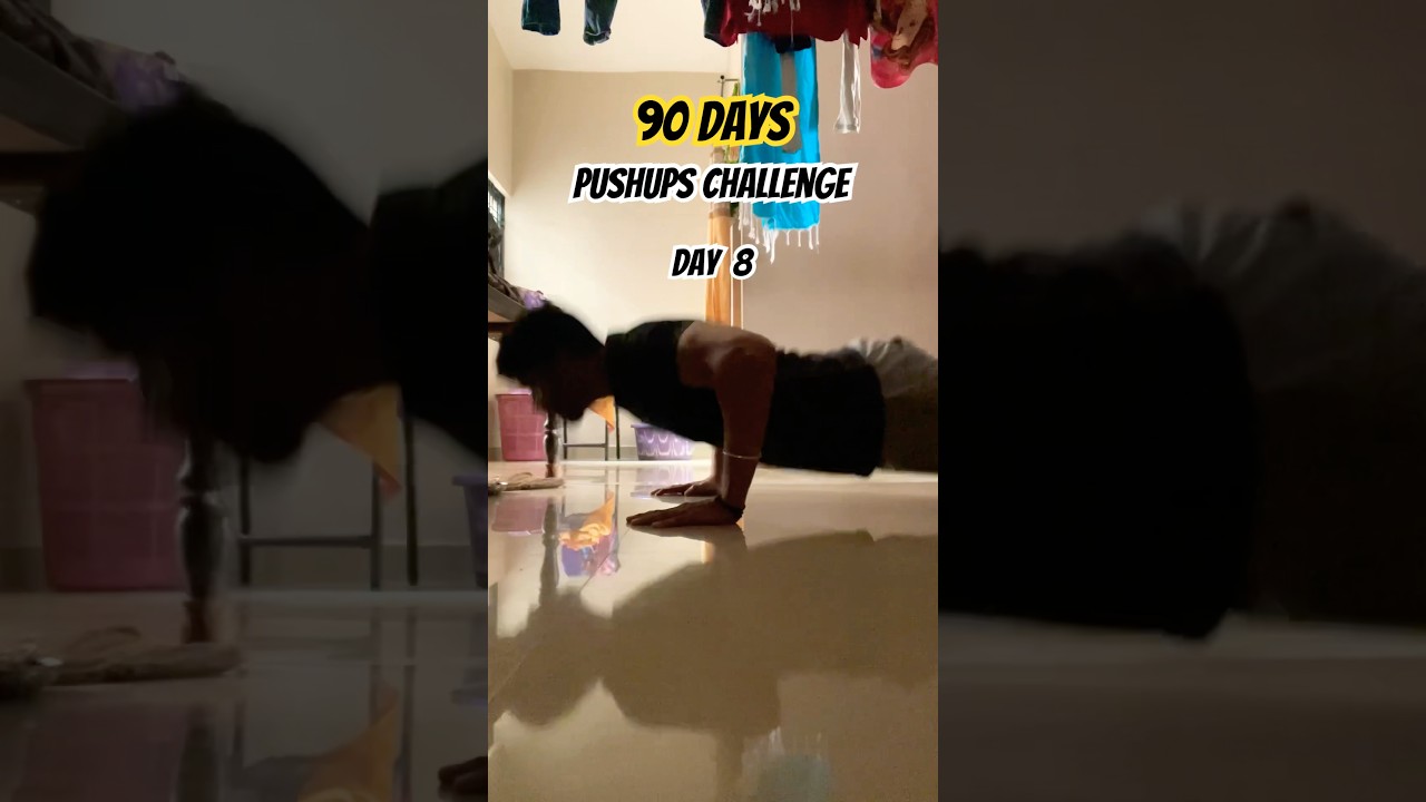 Day 8 || 90 days pushups challenge - YouTube