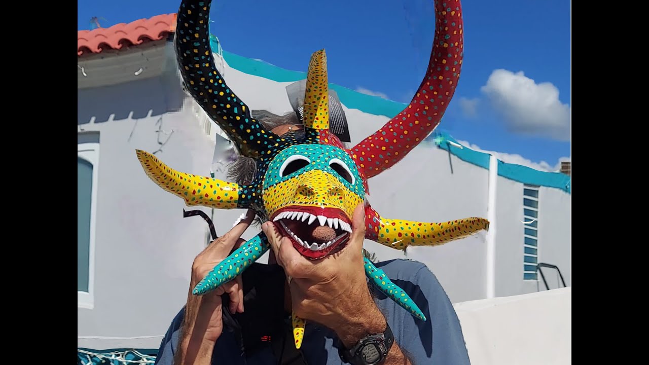The Making of a Puerto Rican Carnival Mask - YouTube