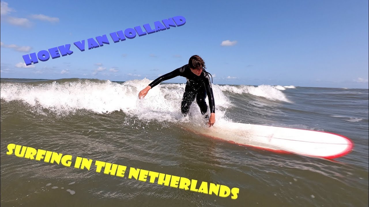 Surfing in Hoek of Holland Netherlands GoPro Hero 7 Black 120 FPS - YouTube