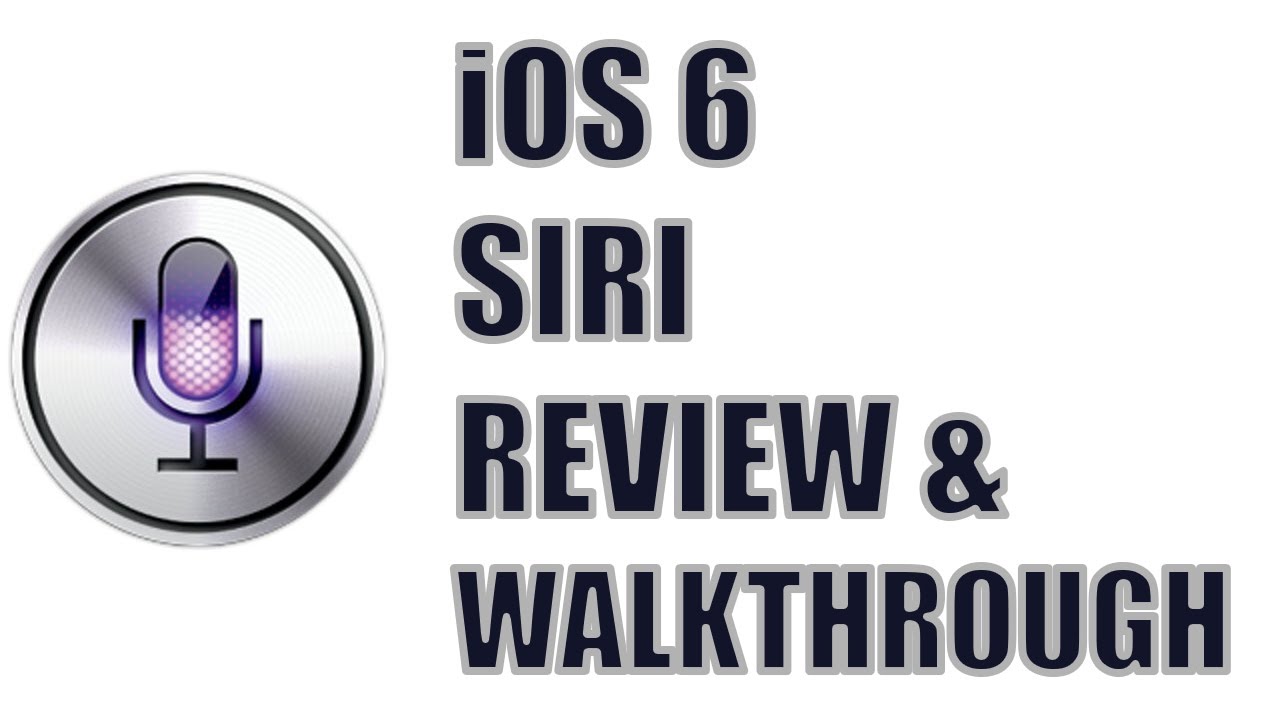 Siri On Retina iPad (New iPad 3) - iOS 6 Review - YouTube