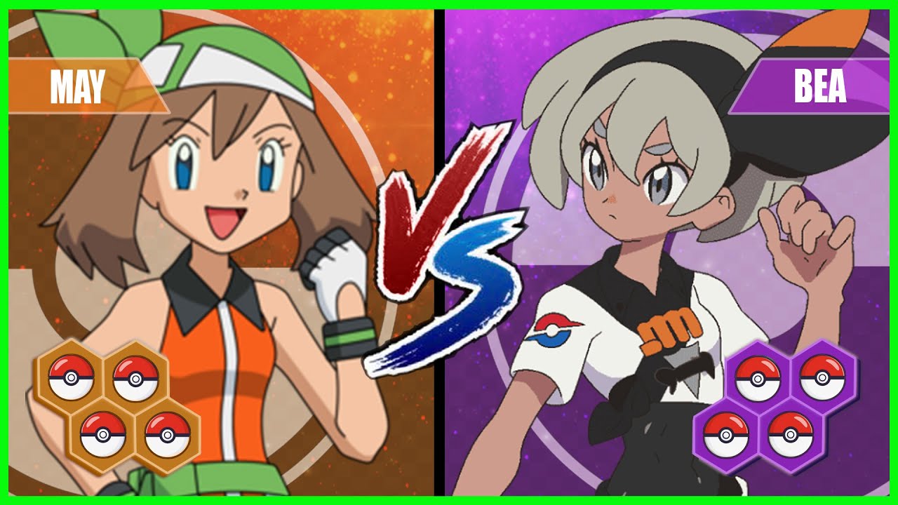 Pokemon Battle Pedia May Vs Bea Youtube