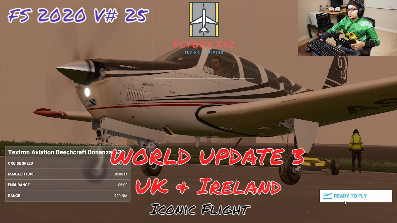 FS2020 - World Update 3: UK & Ireland - Iconic Flight - YouTube