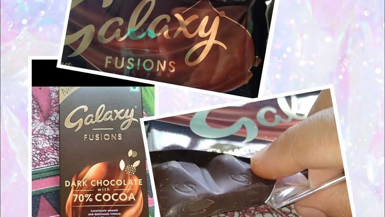 Galaxy Dark chocolate 😋😋 #chocolate #galaxy - YouTube