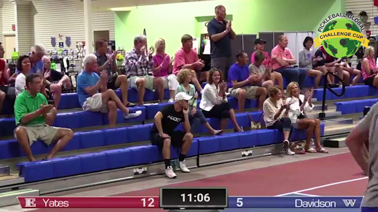 Pickleball Global Challenge Cup 2019 Kyle Yates VS Rob Davidson Men's ...