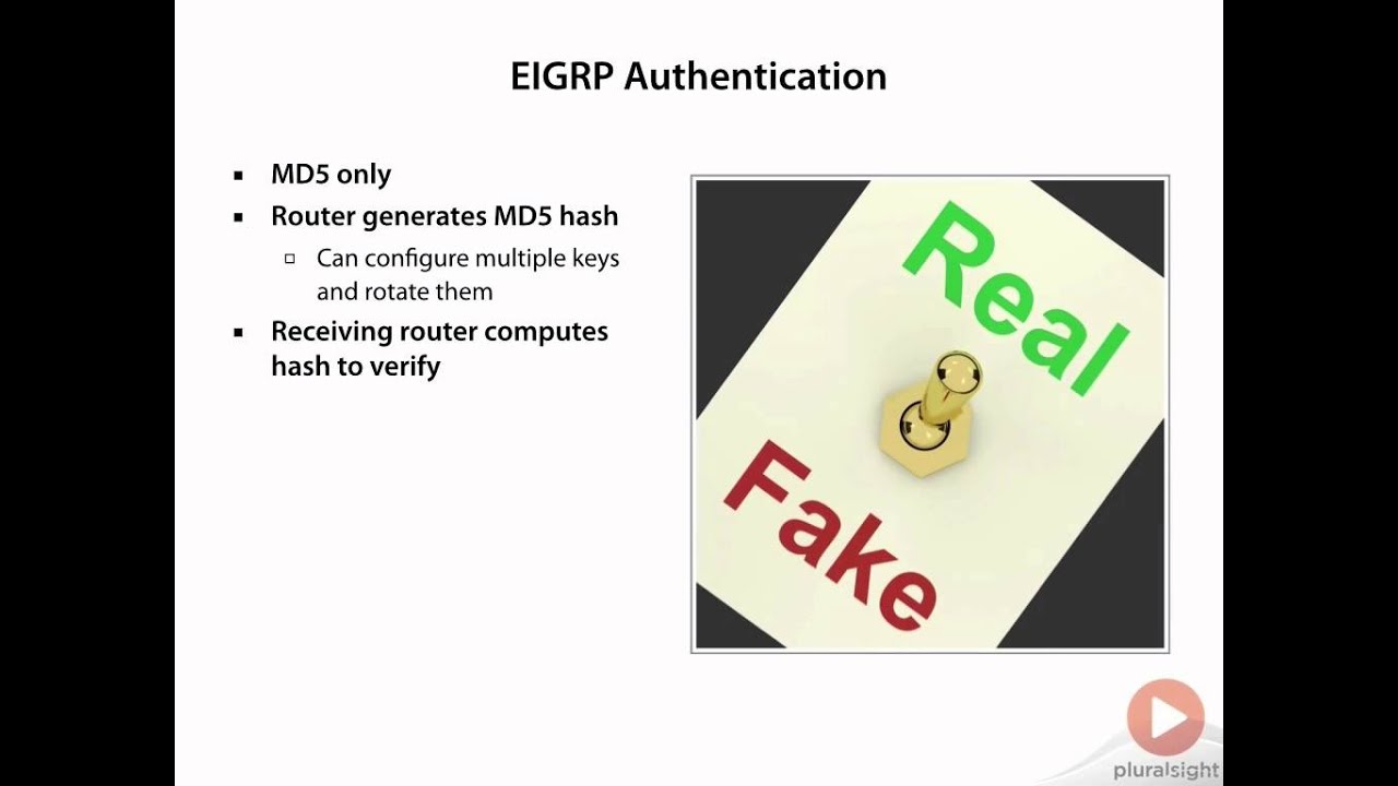 EIGRP Authentication - YouTube