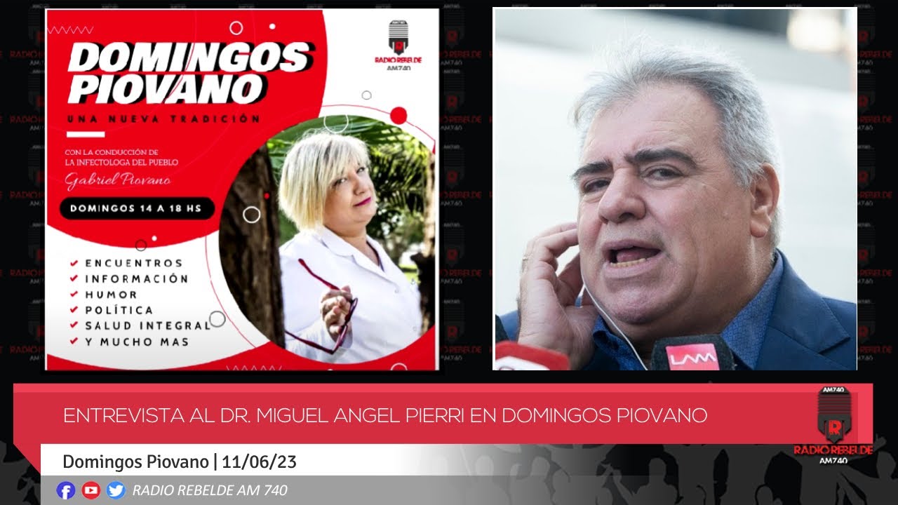 Entrevista al Dr. Miguel Ángel Pierri en "Domingos Piovano" - YouTube