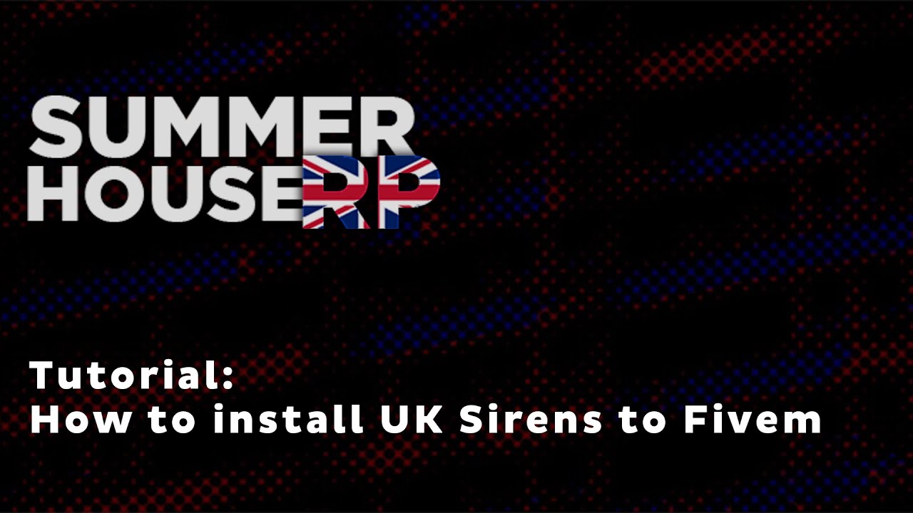 How to install UK Sirens to any Fivem server (Tutorial) - YouTube