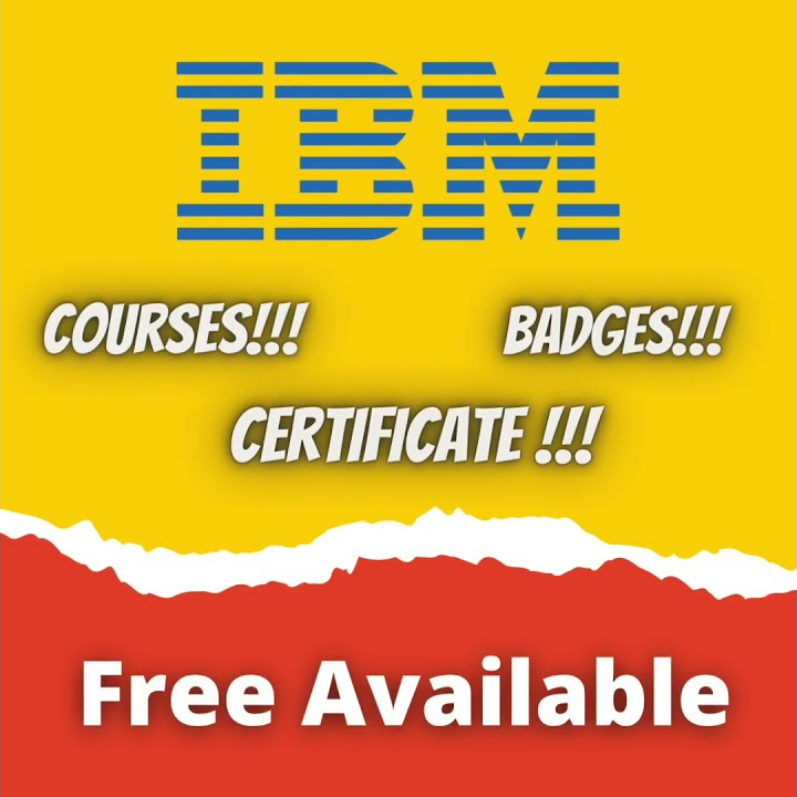 IBM free certificates | free courses | - YouTube