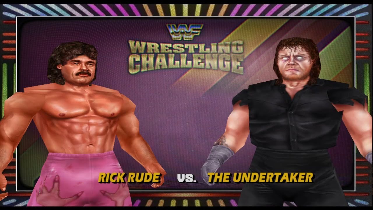Rick Rude vs. The Undertaker | WWF Wrestling Challenge | WWF Legends ...