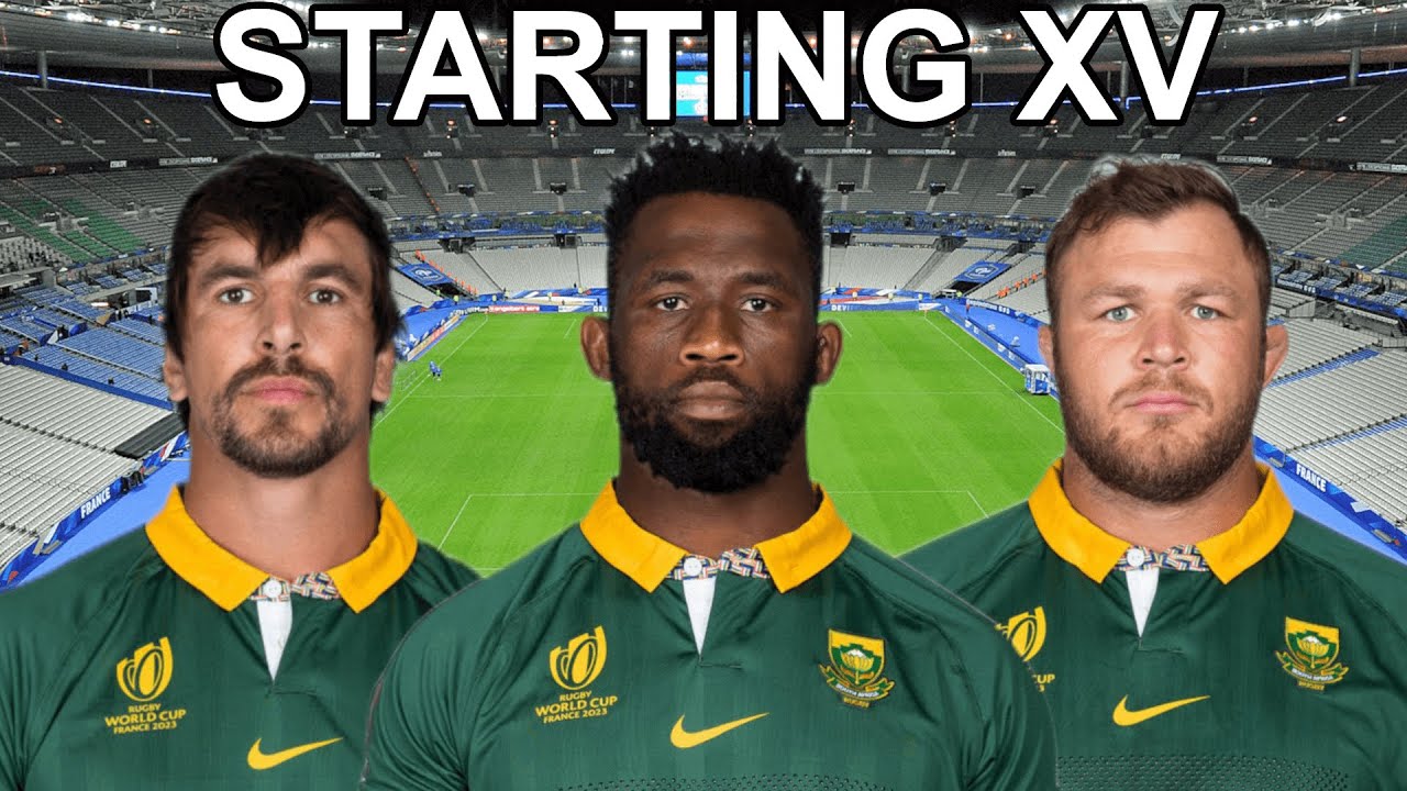 My SPRINGBOKS Finals Starting XV for RUGBY WORLD CUP 2023 - YouTube