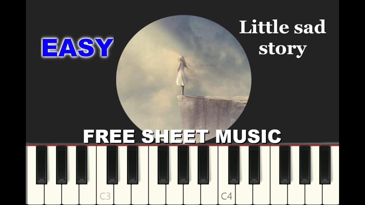 LITTLE SAD STORY by Kabalevsky, EASY Piano Tutorial with free Sheet ...
