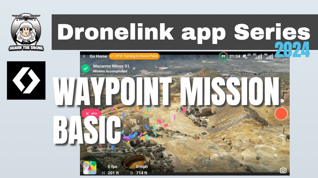 How to do Waypoint Mission DJI Mini 3 Pro Dronelink DJI #shaunthedrone ...