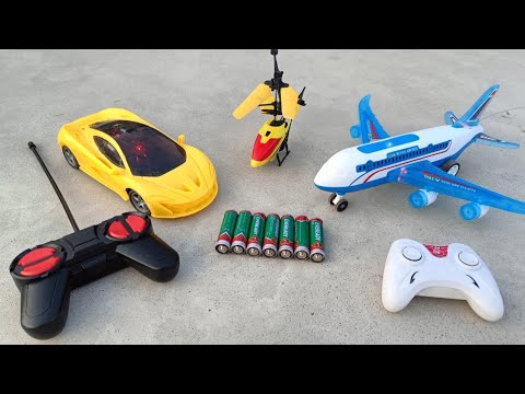 Radio Control Airbus A380 and Remote Control Racing Rc Car Unboxing ...