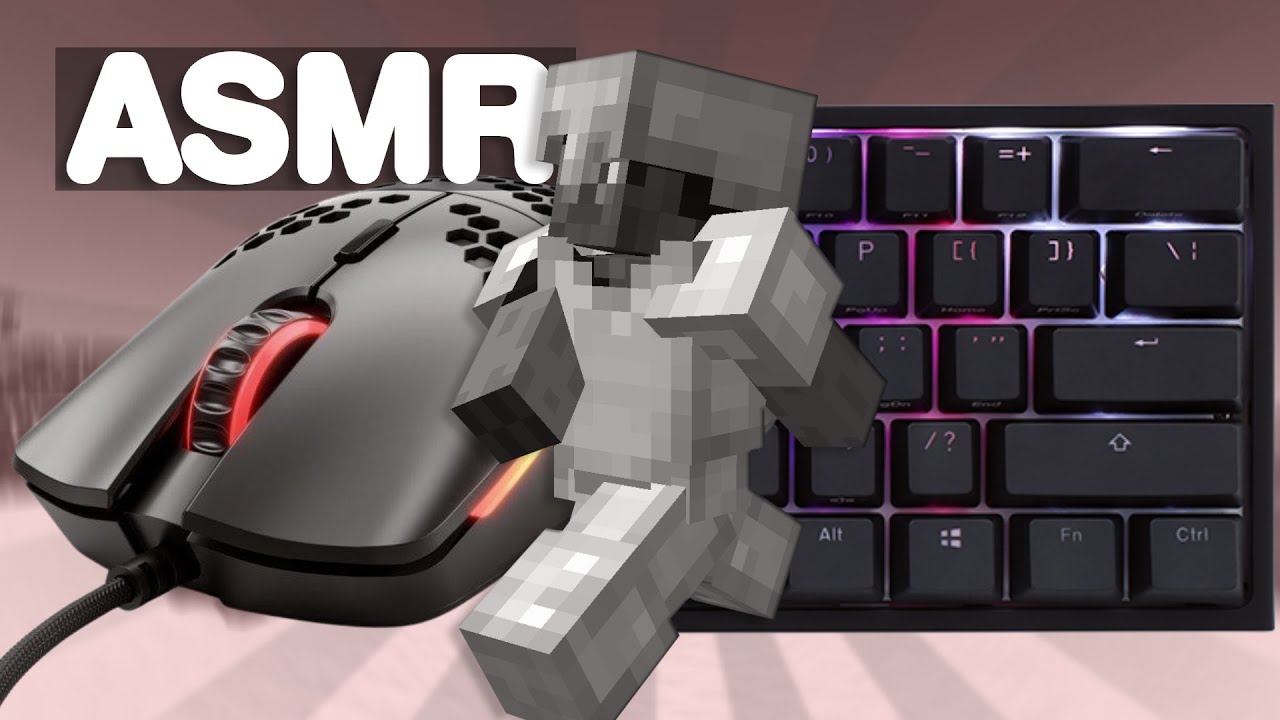 [Shaders] Mouse + Keyboard ASMR Sounds | Hypixel Solo - YouTube