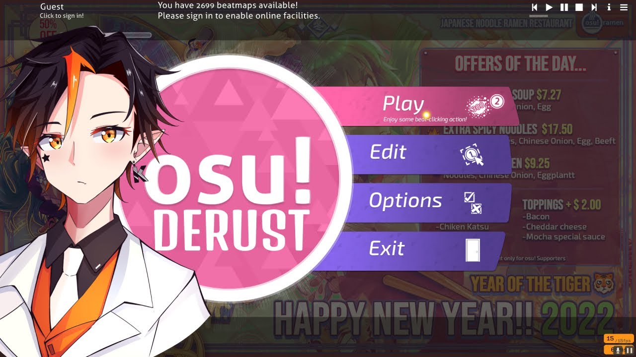 [ Osu! ] Getting back on my feet! DERUST part 2 - YouTube