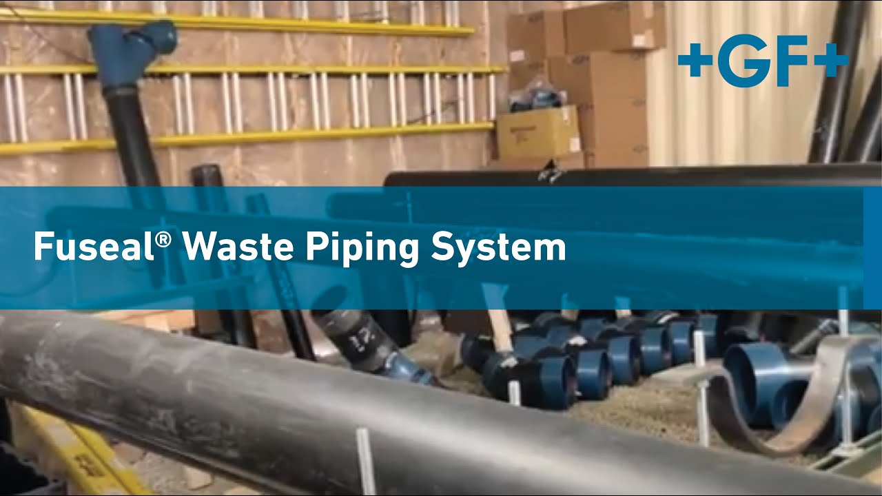 Fuseal® Waste Piping System in Food Processing - YouTube