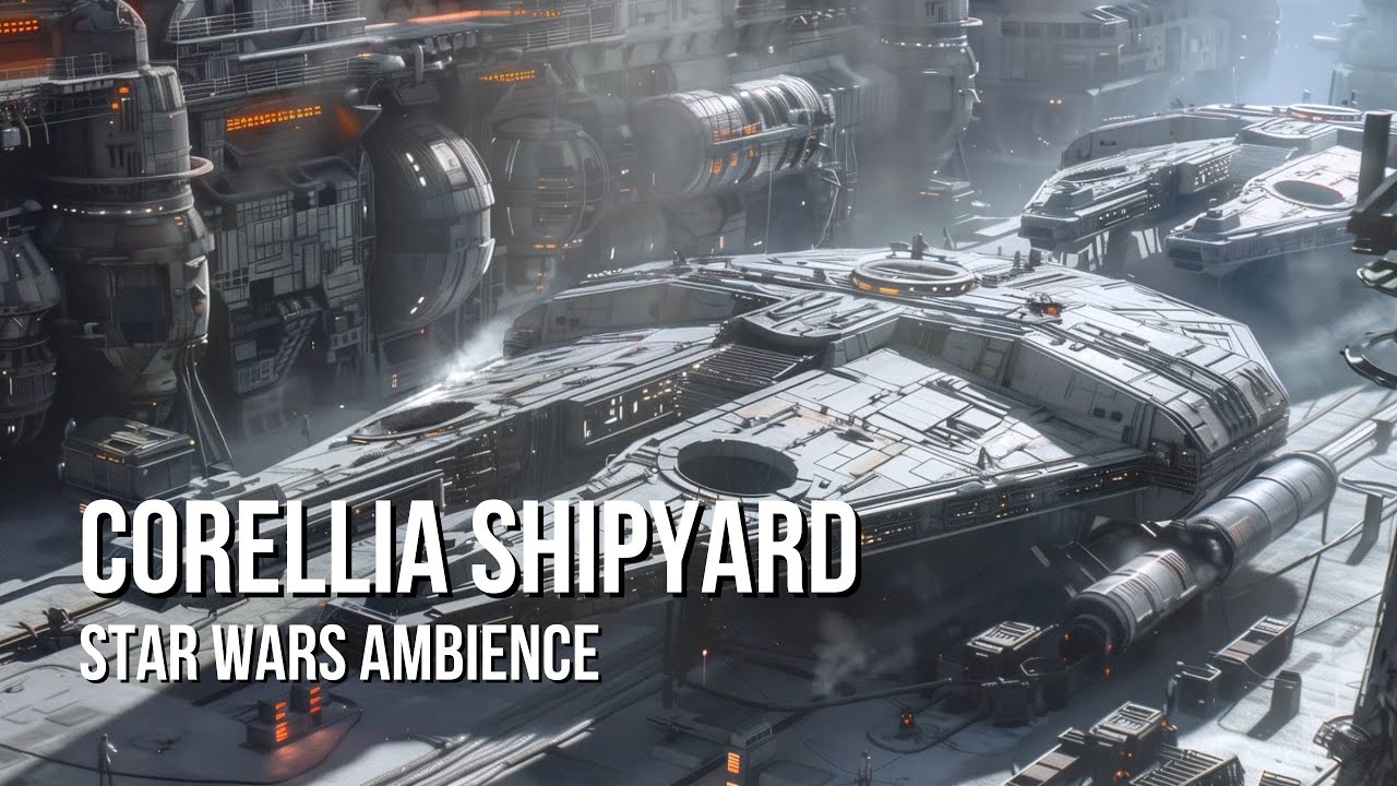 Corellian Shipyards | Star Wars Ambience | Industrial Ambience, City ...