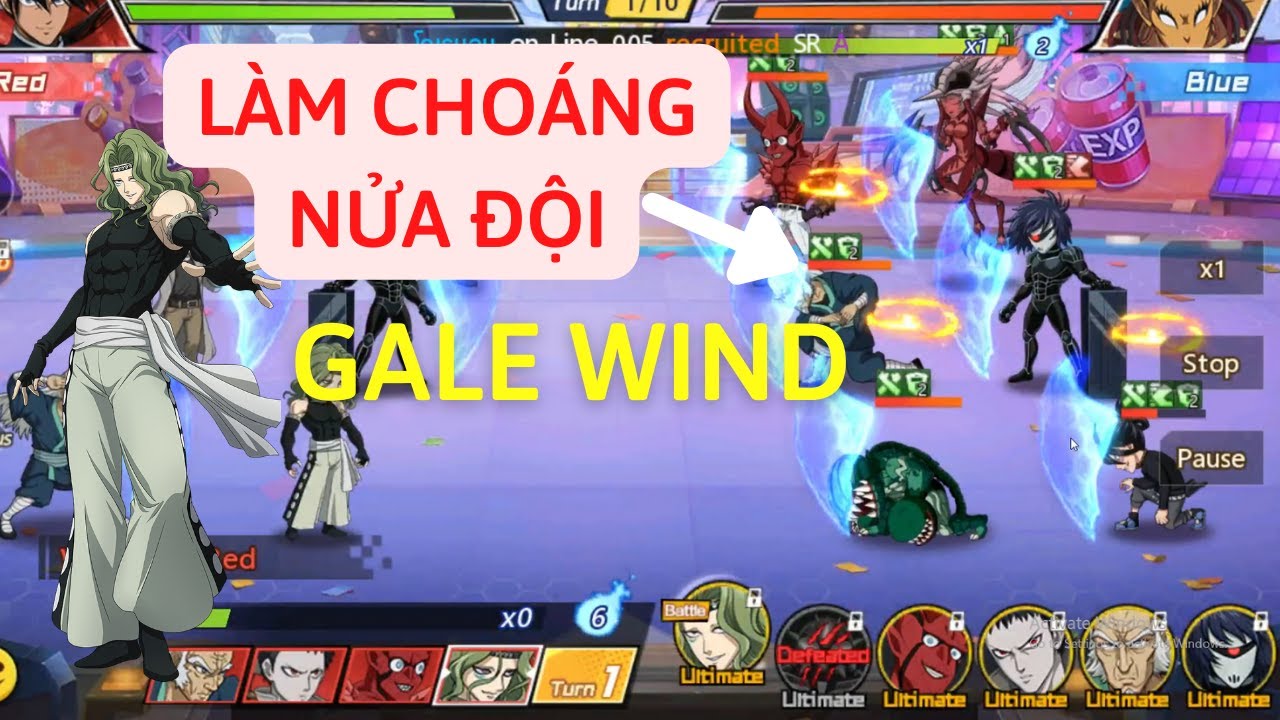 TIÊU ĐIỂM TƯỚNG :GALE WIND -ÔNG HOÀNG PVP - ONE PUNCH MAN THE STRONGEST ...