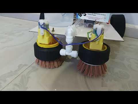 floor cleaning robot using arduino diy - YouTube