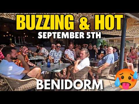 Benidorm - BUZZING Bars, Levante Beach & Hot Weather! 🥵🏖️