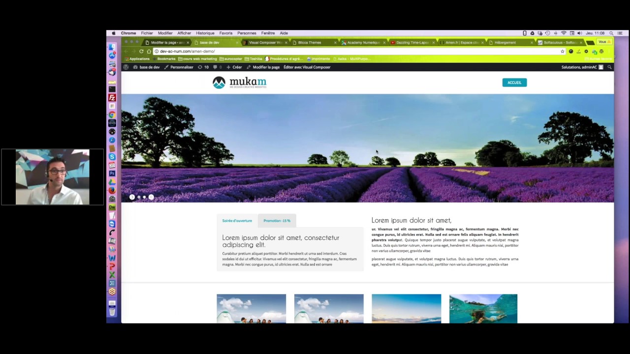 Créer un site avec Wordpress - niveau débutant - YouTube