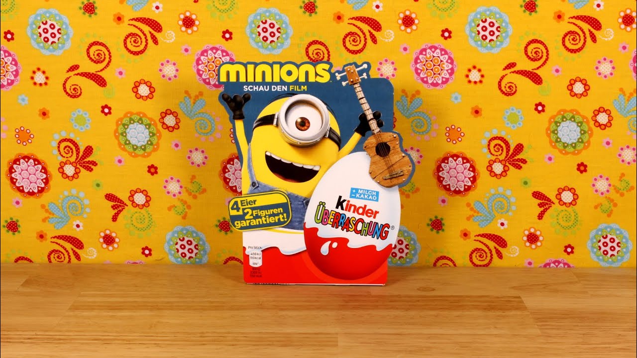 MINIONS Kinder Überraschung Surprise Sorpresa Egg UNBOXING [066] - YouTube