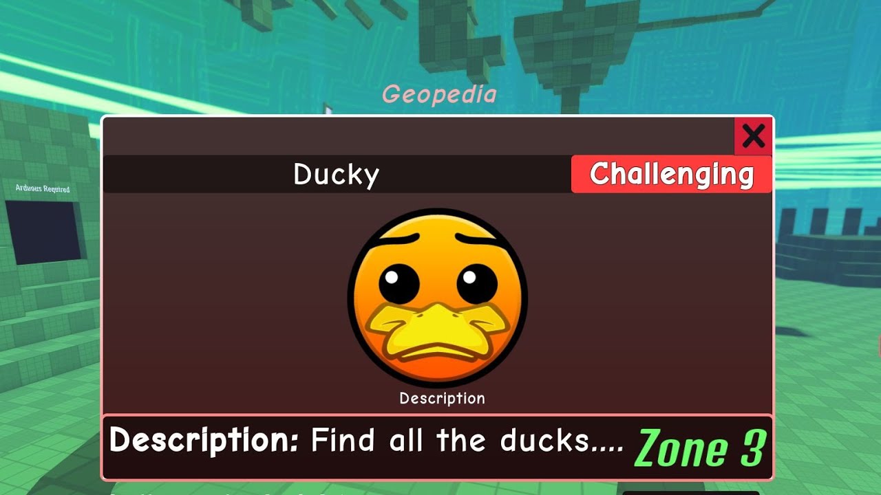 How to get DUCKY in FIND THE GEOMETRY DASH Difficulties [OUTDATED, new ...