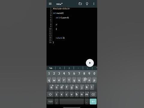 C programme for printing the sum of first 10 natural number using ' goto ' statement - YouTube