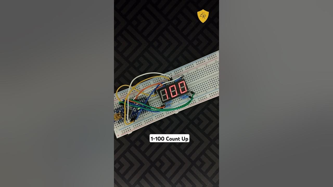 (1-100) Count Up With 3 Digits 7 Segment Display #arduino #diy #arduinoproject #howto #education ...
