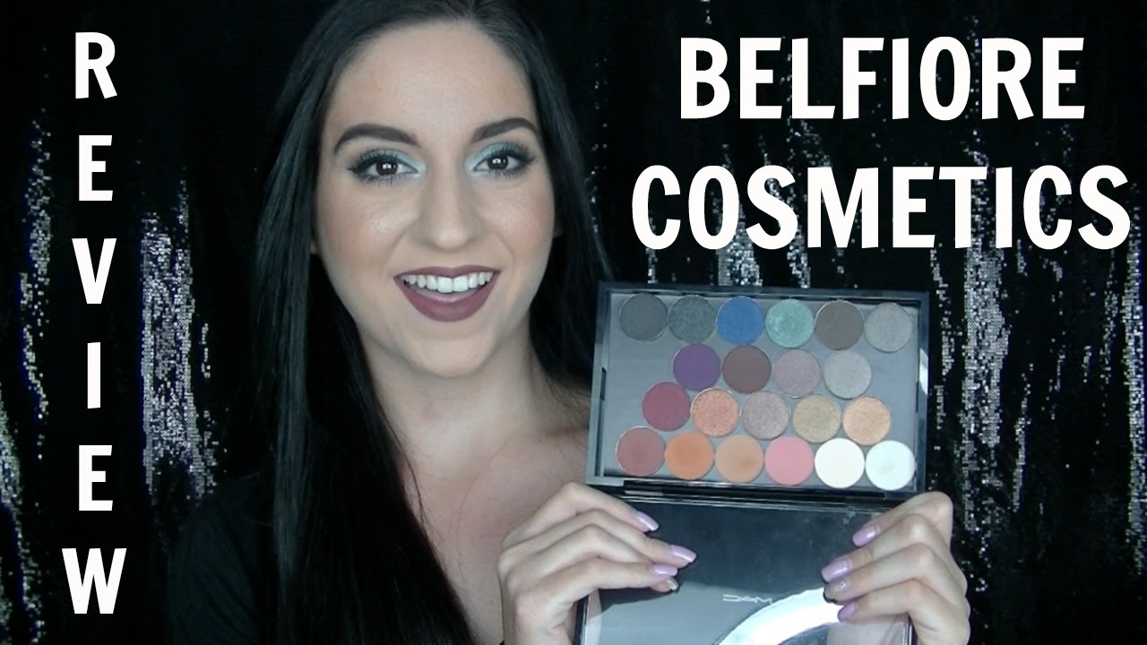 BELFIORE COSMETICS EYESHADOWS | REVIEW & SWATCHES!!! - YouTube