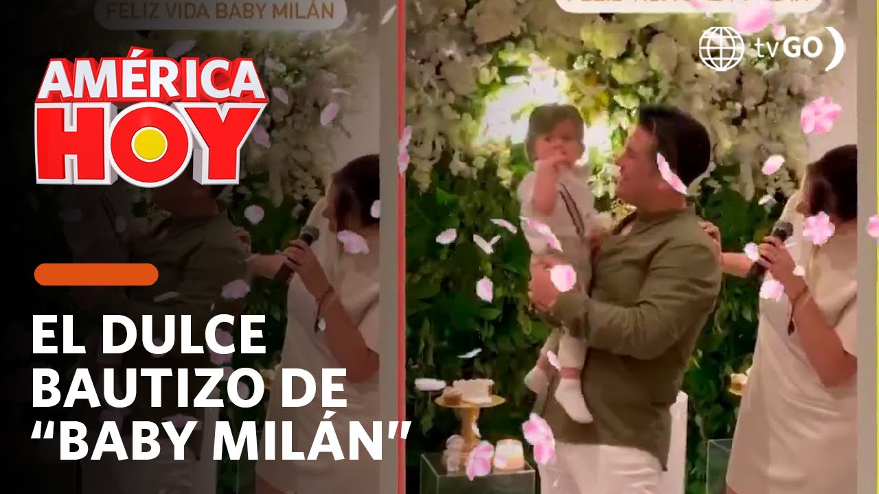 América Hoy: Así fue el bautizo del hijo de Deyvis Orosco y Cassandra ...