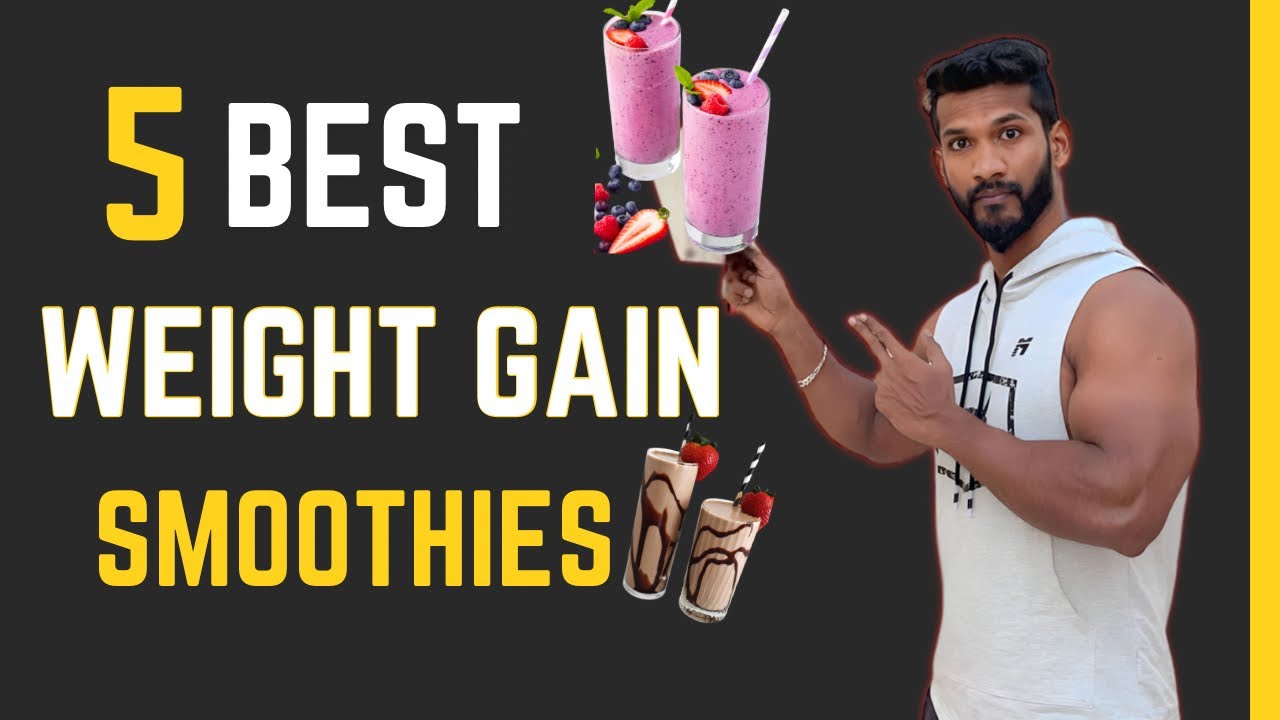 TOP 5 BULKING SMOOTHIE FOR MUSCLE GAINING (Gain muscle fast) #gym# ...