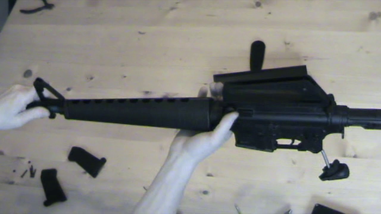 Tippmann TMC to M16 A-1 conversion Kit - YouTube