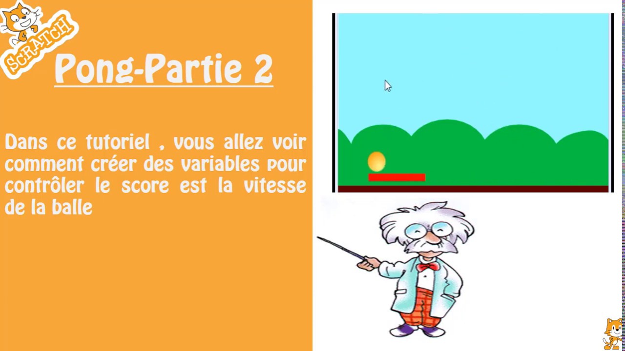 [TUTO] Créer un jeu Pong avec scratch 3.0 - Partie 1 - YouTube