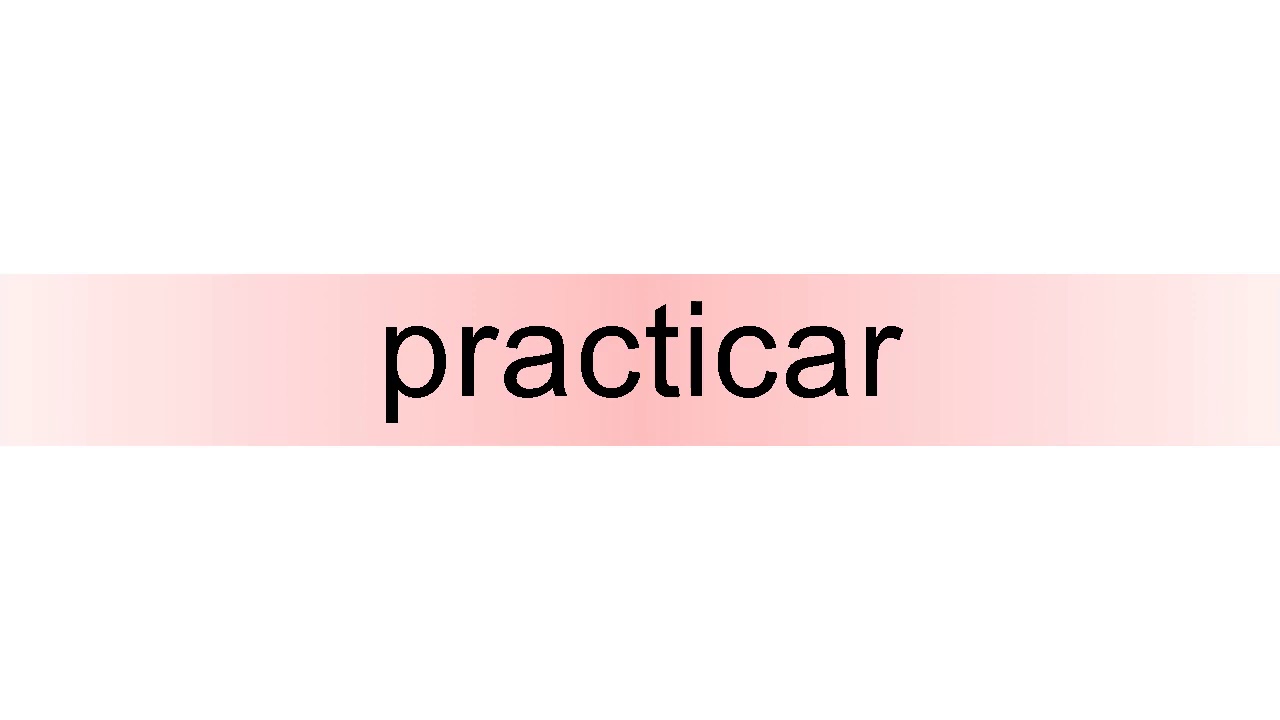 How to pronounce practicar - YouTube