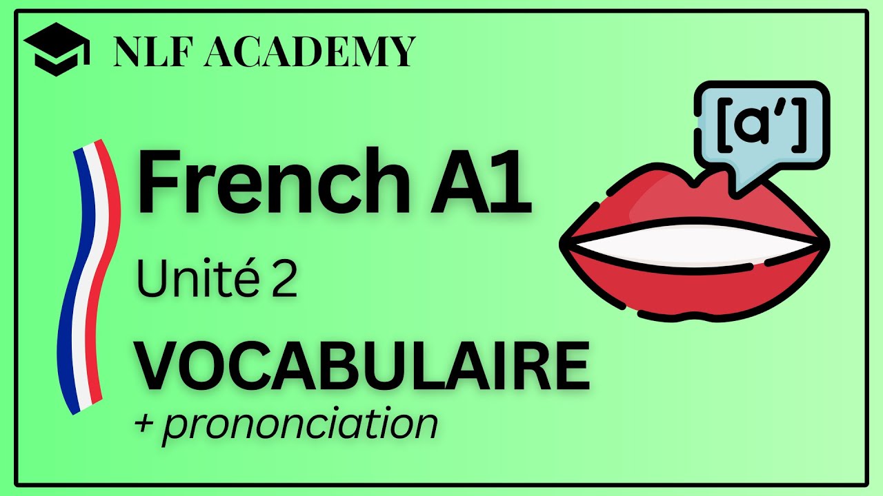 French Vocabulary Pronunciation Practise: Unité 2 - YouTube