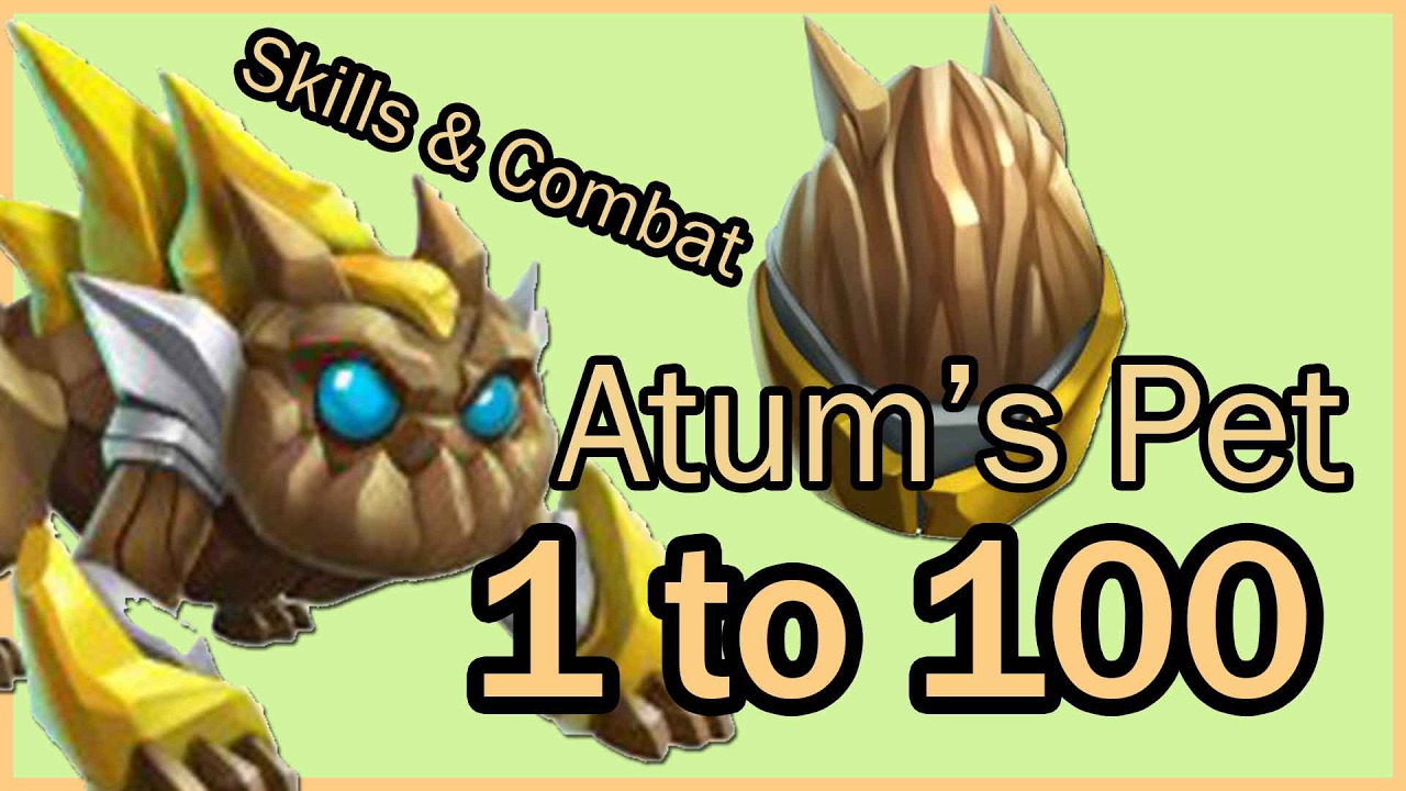 Monster Legends Legendary Monster Atum's Pet Level 1 to 100 + Combat ...