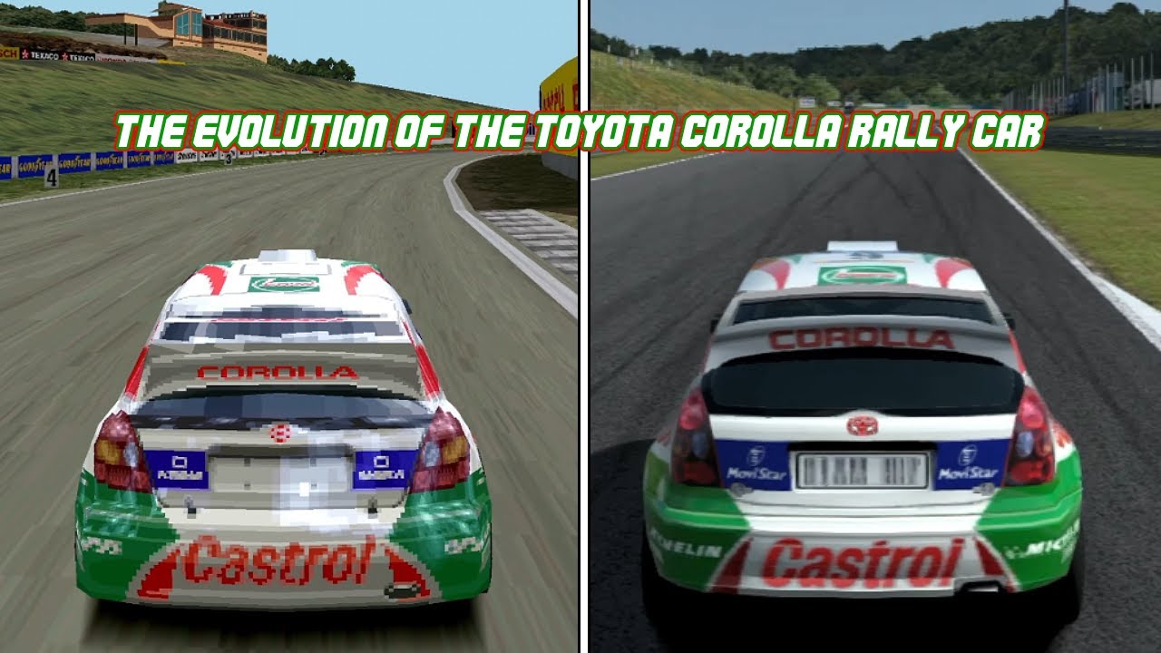 The Evolution of the Toyota COROLLA Rally Car in Gran Turismo | GT2 ...